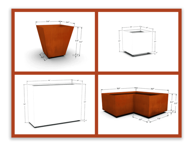 Planter Shapes | PlanterCraft